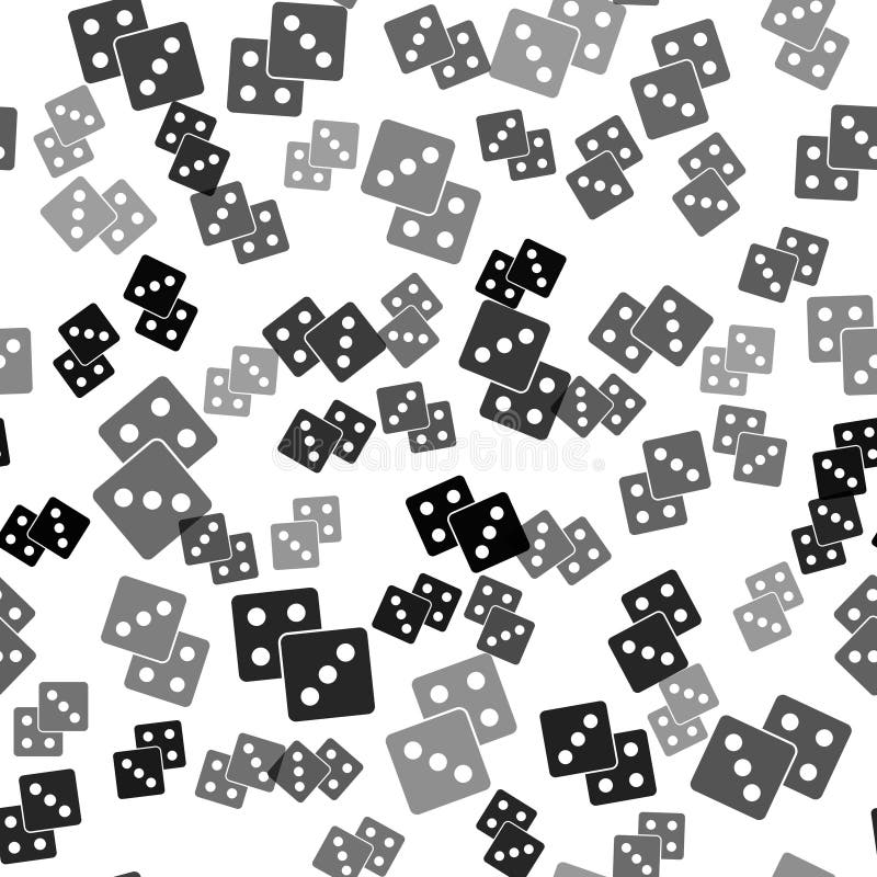 Dice Pattern Black White Stock Illustrations – 639 Dice Pattern Black ...