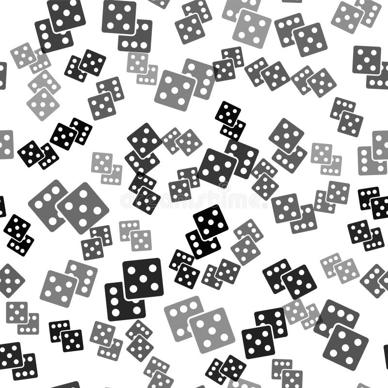 Dice Pattern Black White Stock Illustrations – 639 Dice Pattern Black ...