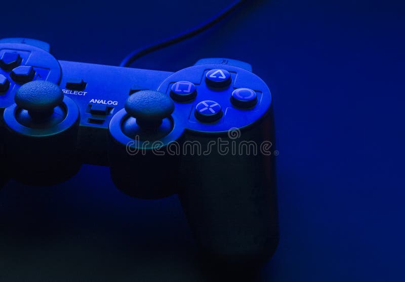 Black gamepad editorial image. Image of wireless, joystick - 105707670