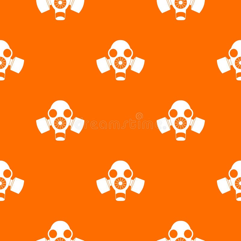 Black Gas Mask Pattern Seamless Stock Vector - Illustration of breathe ...