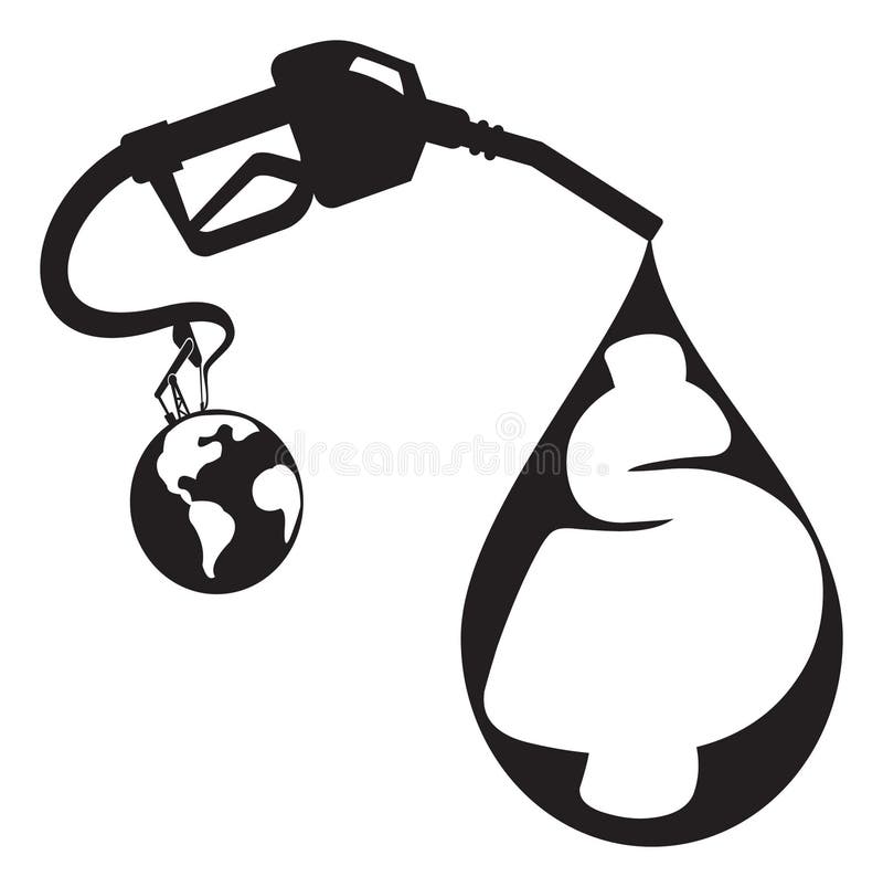 Black Gas Problem stock vector. Illustration of liquid - 37497133