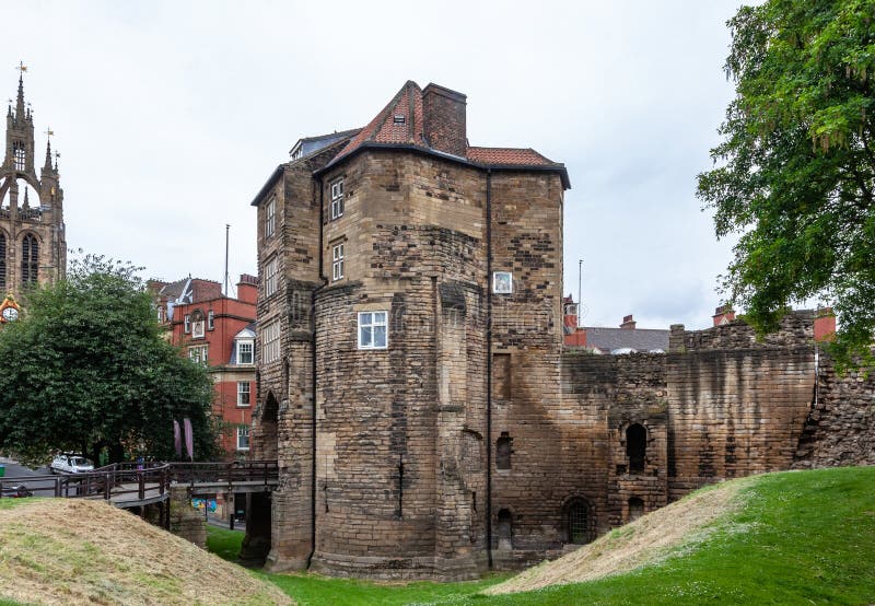 The Black Gate of Newcastle Stock Photo - Image of ancient, historical ...