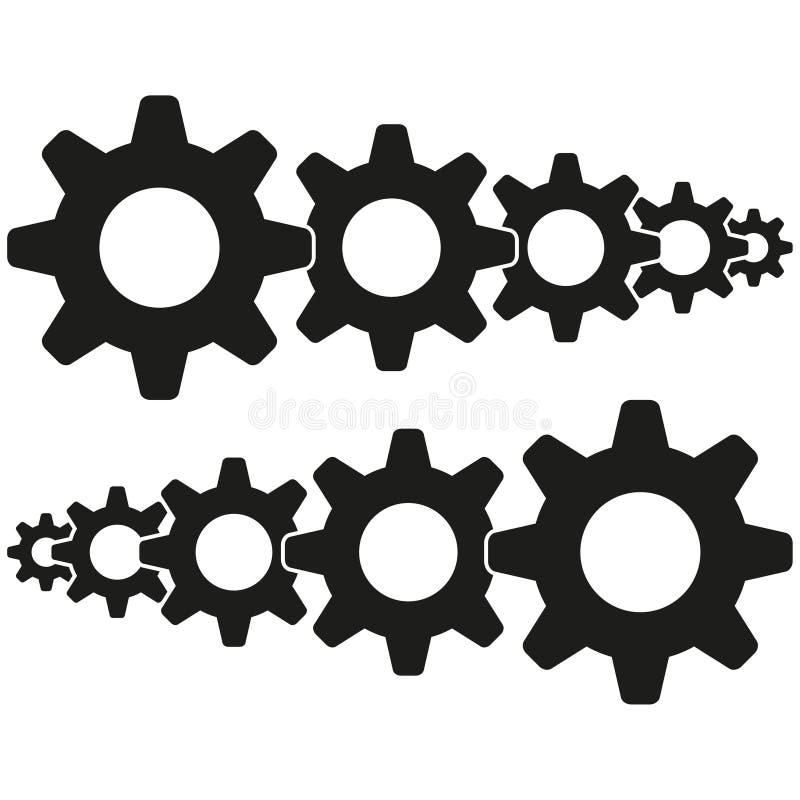 Black Mechanical Elements Stock Illustrations – 2,200 Black Mechanical Elements Stock ...