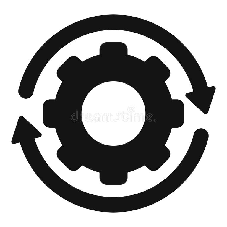 Black Process Arrows Stock Illustrations – 1,900 Black Process Arrows ...