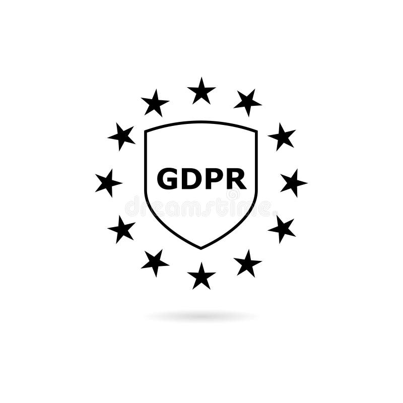 GDPR Logo or Icon, General Data Protection Regulation, Color Set with ... GDPR Logo or Icon, General Data Protection Regulation, Color Set with ...