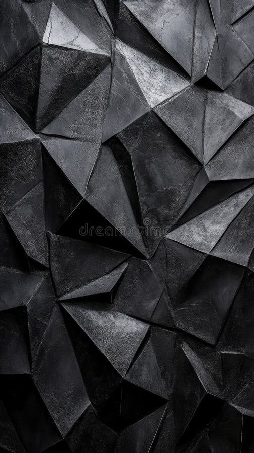 Black Geometric Abstract Wall Texture, Modern Design. Contemporary Art ...