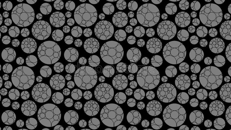 Black Geometric Circle Background Pattern Vector Image Stock Illustration - Illustration of ...