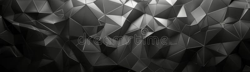 Black Geometric Wall Pattern in Abstract Design Stock Image - Image of ...