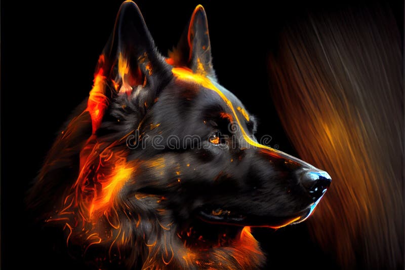 Black German Shepherd Wallpaper