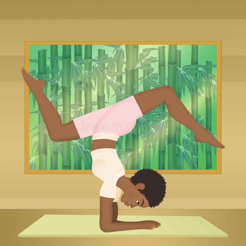 Black Girl Doing Yoga Stock Illustrations 1 764 Black Girl Doing Yoga
