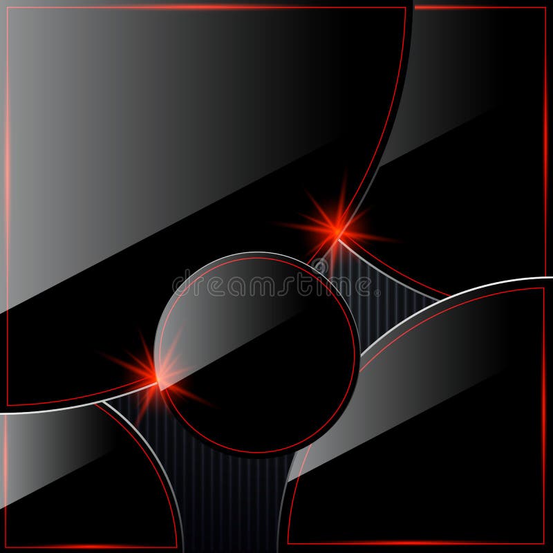 Black glass banners stock vector. Illustration of information - 32621813