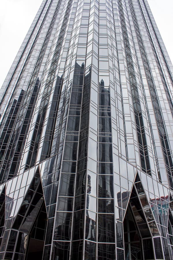 Black Glass Building Front stock image. Image of downtown - 51048695