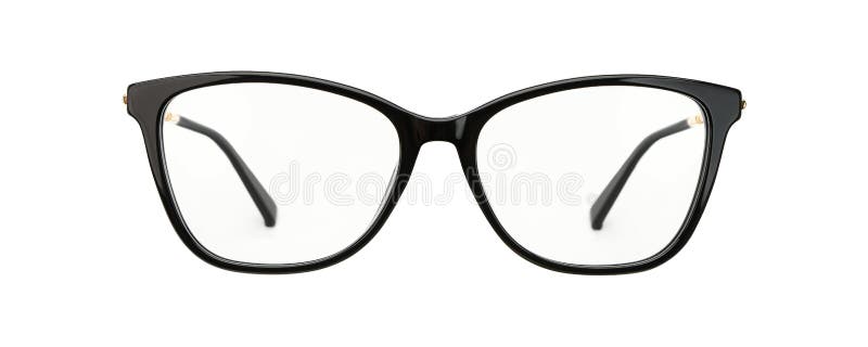 Black Glasses in Round Frame Transparent for Reading or Good Eye Sight ...