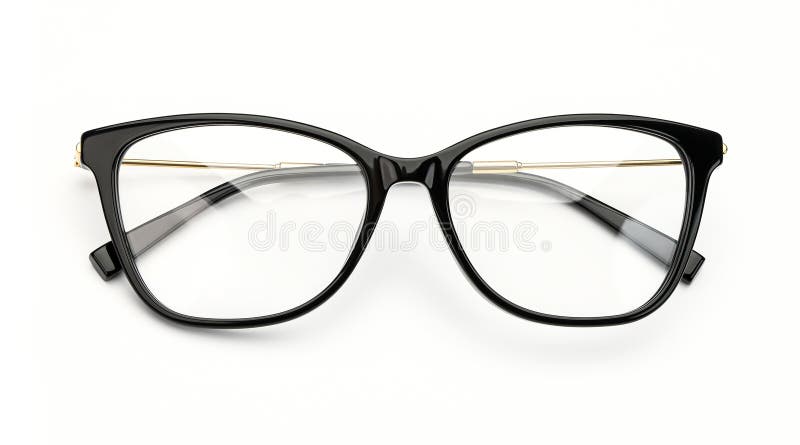 Black Glasses in Round Frame Transparent for Reading or Good Eye Sight ...