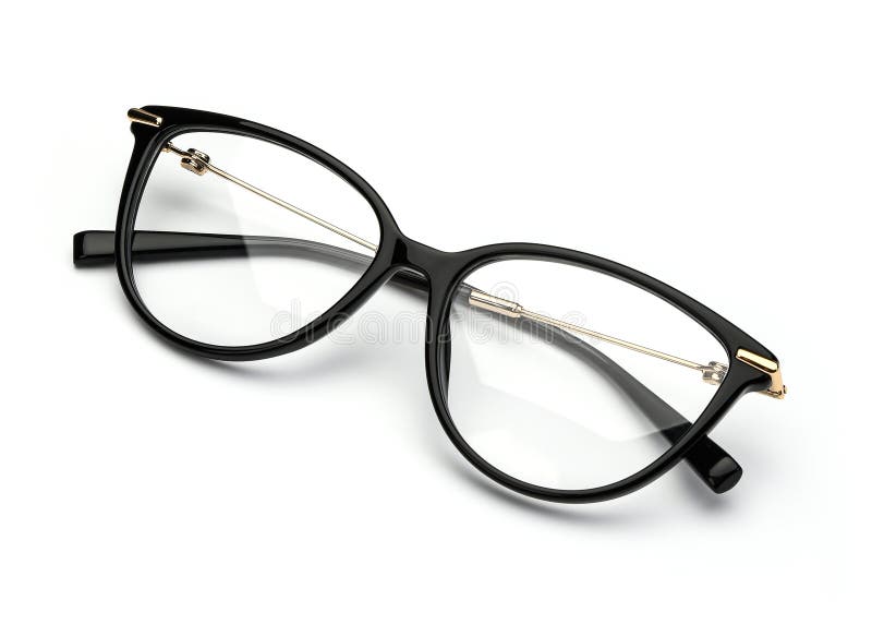 Black Glasses in Round Frame Transparent for Reading or Good Eye Sight ...
