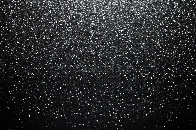 Black Glitter Background, a Sparkly, Festive Texture Stock Image ...