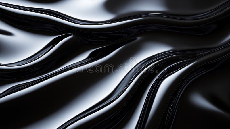 Black Glossy Metallic Texture. Smooth Surface with Subtle Patterns ...