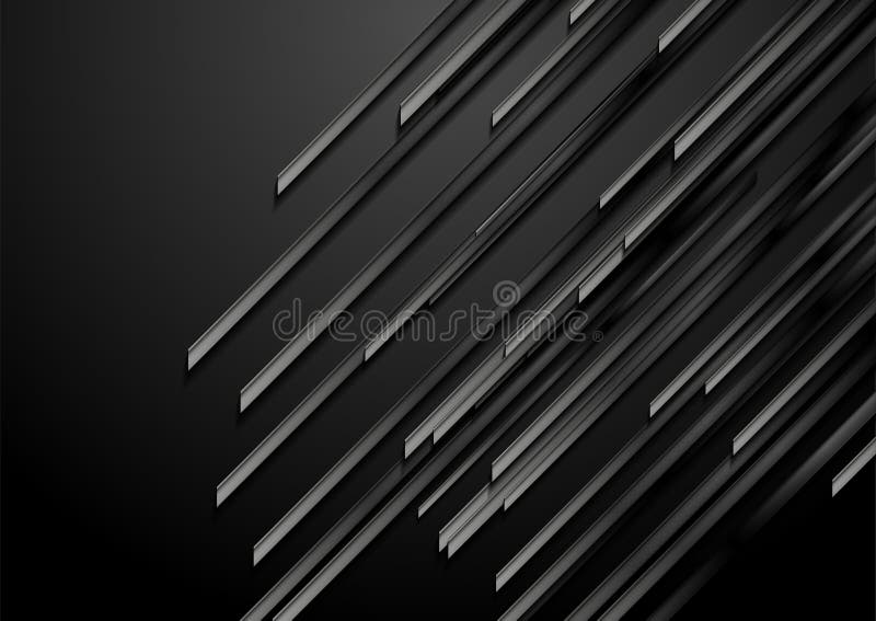 Black Glossy Stripes Abstract Tech Geometric Background Stock Vector ... Black Glossy Stripes Abstract Tech Geometric Background Stock Vector ...