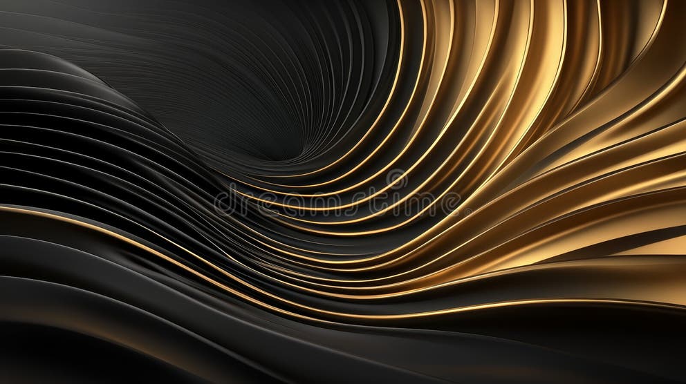 Black and Gold Abstract Background, Luxurious Texture, Elegant Design ...