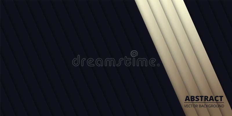 Black and Gold Abstract Banner Diagonal Pattern Stripes Background ...
