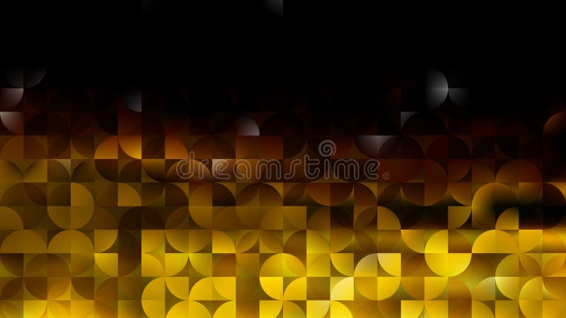 Black and Gold Abstract Quarter Circles Background Image Stock Vector ...