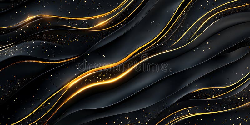 Black Gold: Abstract Texture Background Stock Illustration ...