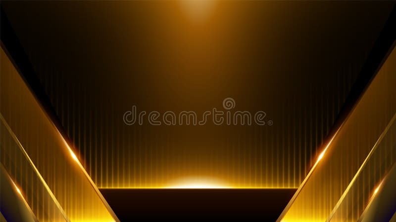 Black and Gold Award Background. Luxury Background. Modern Abstract ...