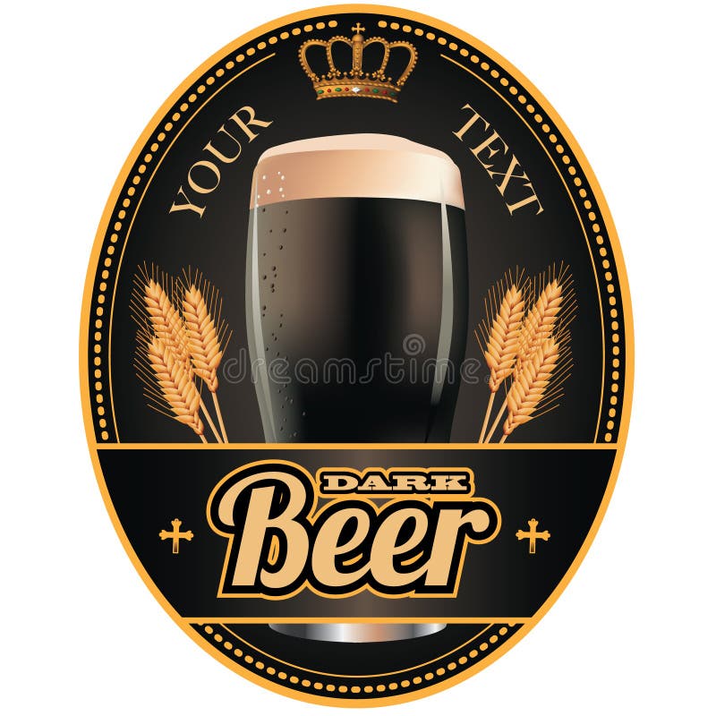 Set of Bright Beer Labels, Different Shapes Stock Vector - Illustration ...