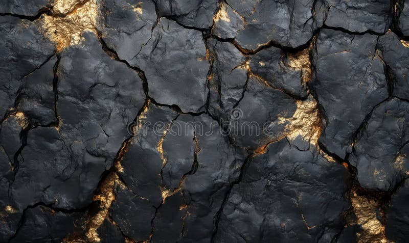 Black Gold Cracked Texture Background Elegant Design Projects Stock ...