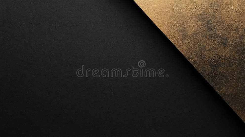 Black and Gold Diagonal Split Background Stock Illustration ...