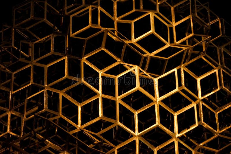 Black and Gold Geometric Background Editorial Image - Image of seamless ...