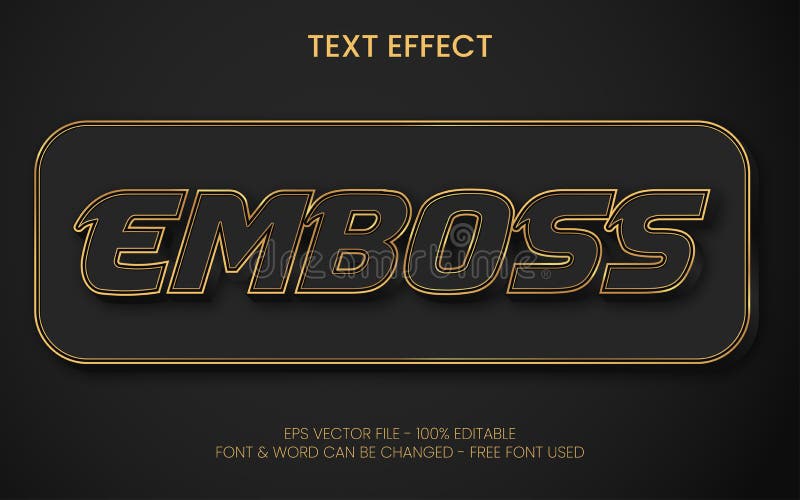 Gold emboss stock vector. Illustration of floral, leaf - 22880308