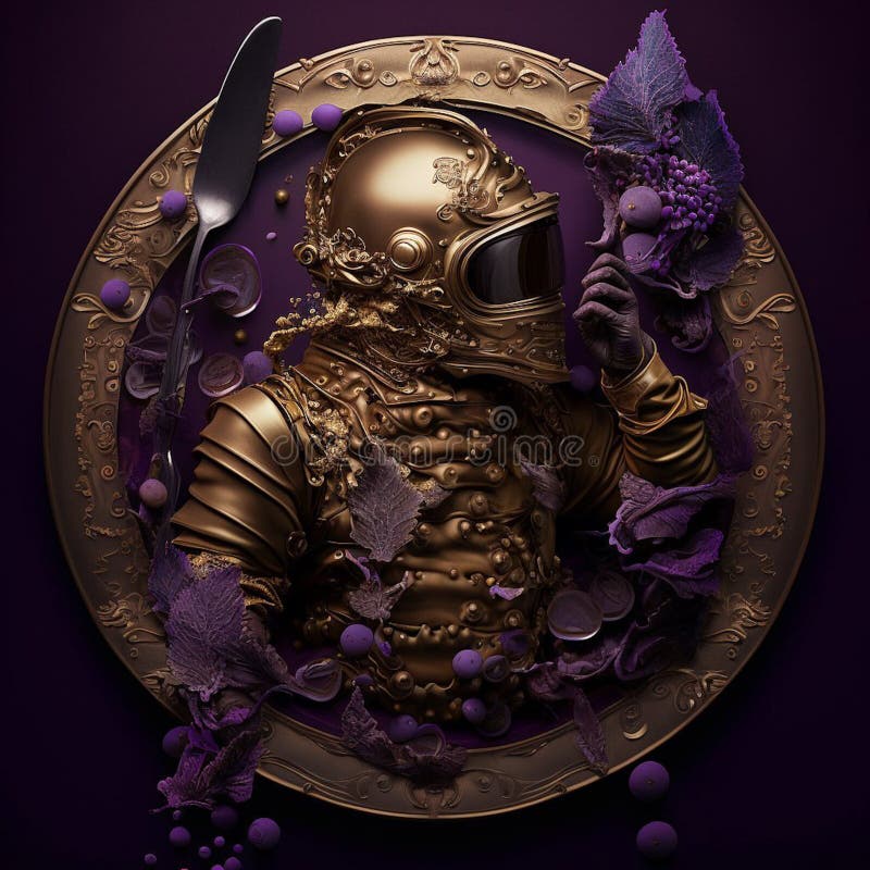 A Black Gold Objek and Black Background Stock Illustration ...