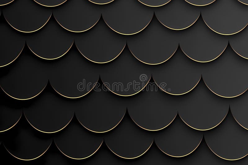 Black and Gold Scales Pattern Abstract Background. Wallpaper, Backdrop ...