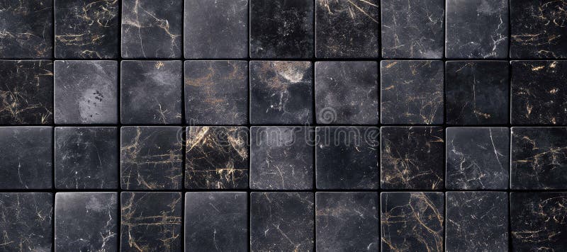 Black Gold Texture Checkered Marble Wall Background, Box Stock ...