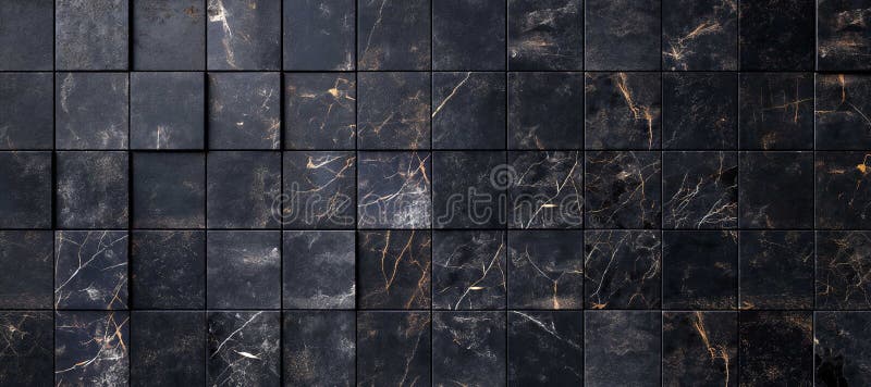 Black Gold Texture Checkered Marble Wall Background, Box Stock ...