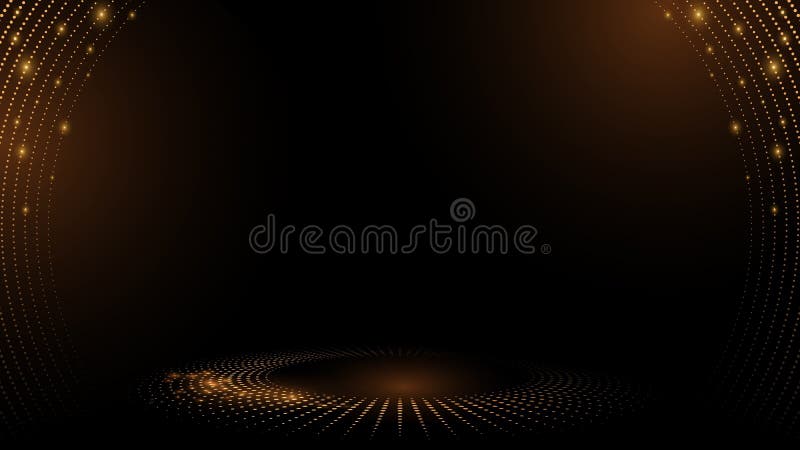 Black and Gold Award Background. Luxury Background. Modern Abstract Background. Thread Lines ...