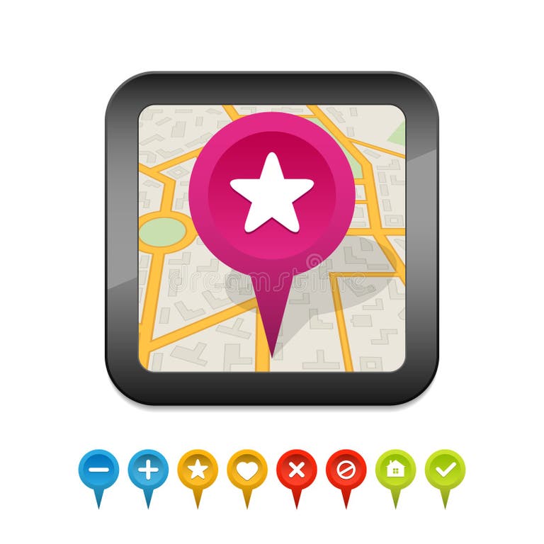 Gps Labels Stock Illustrations – 235 Gps Labels Stock Illustrations ...