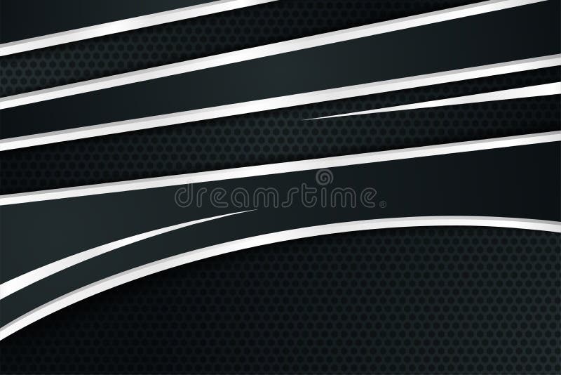 Black Gradient Abstract Tech Geometric Modern Background. Stock Vector ...