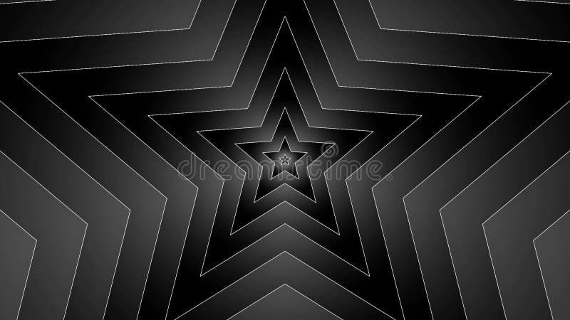 Black Gradient Background Glowing Star Pattern. Looping Animation for ...