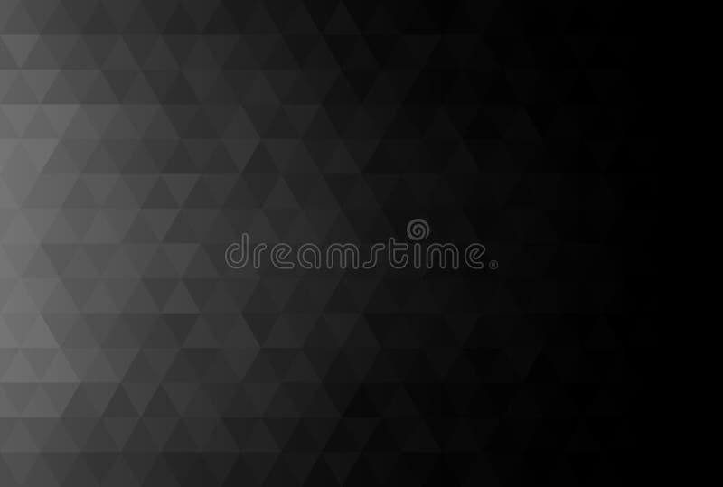 Black Gradient Background Triangle Shape Pattern Stock Vector ...