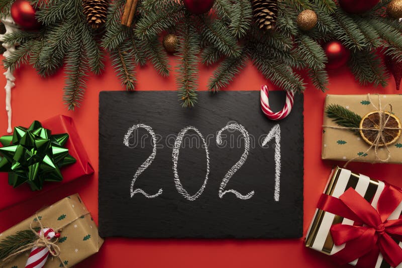 Black Granite Plaque with the Inscription 2021 Stock Image - Image of ...