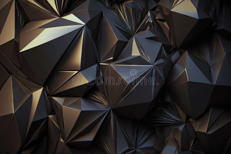 Black Graphite Background with Three-dimensional Faces As 3D Render ...