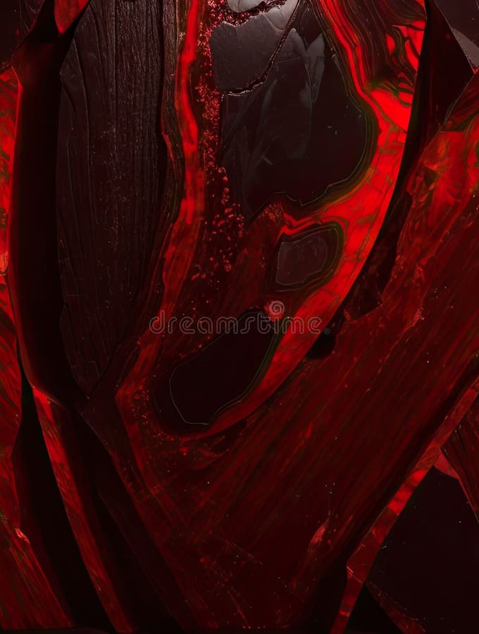 Black Graphite Marble Wall Texture with a Hint of Red. Stock ...