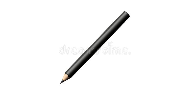 Black Graphite Pencil. Essential Tool for Writing, Drawing, and ...