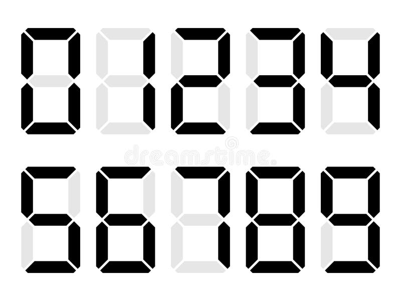 Numbers Segment Stock Illustrations – 385 Numbers Segment Stock ...