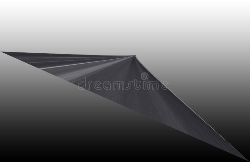 Black and Gray Graphic Design. Triangular Wing Stock Illustration ...