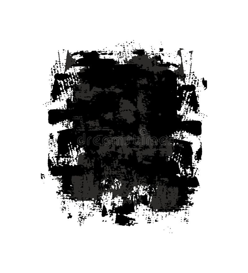 Black and gray grunge spot stock vector. Illustration of paintbrush ...