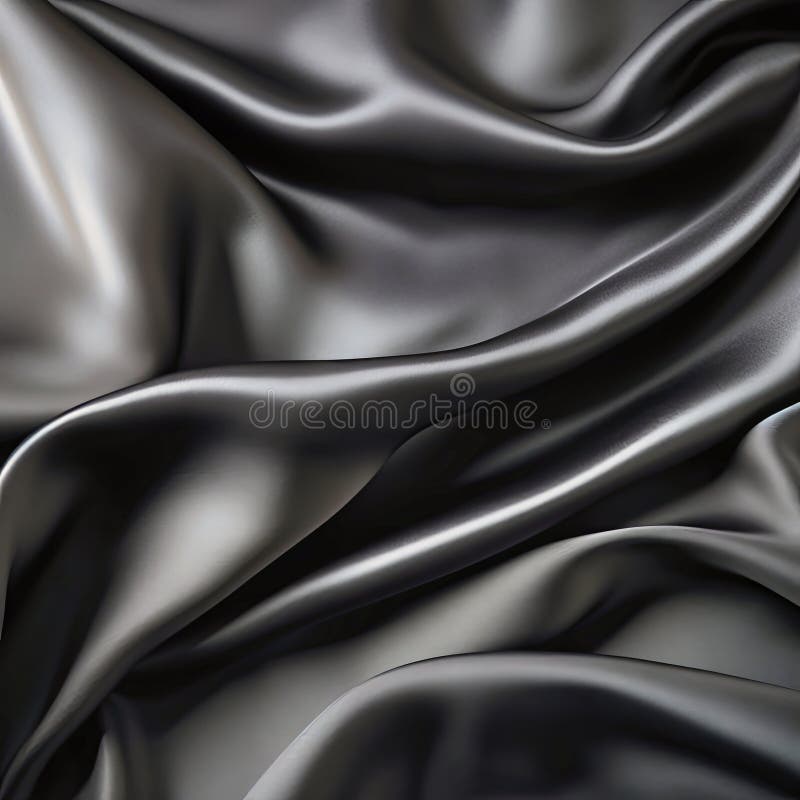 Black Gray Satin Dark Fabric Texture Luxurious Shine Stock Image ...