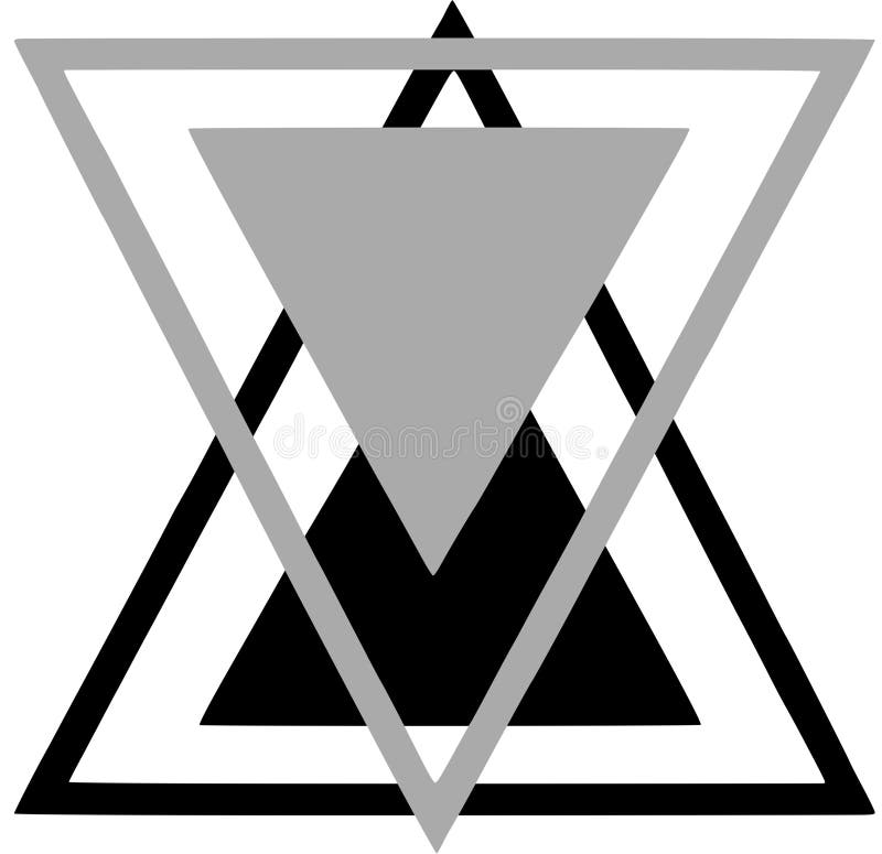 Black Geometry Gray Triangle Stock Illustrations – 5,934 Black Geometry ...